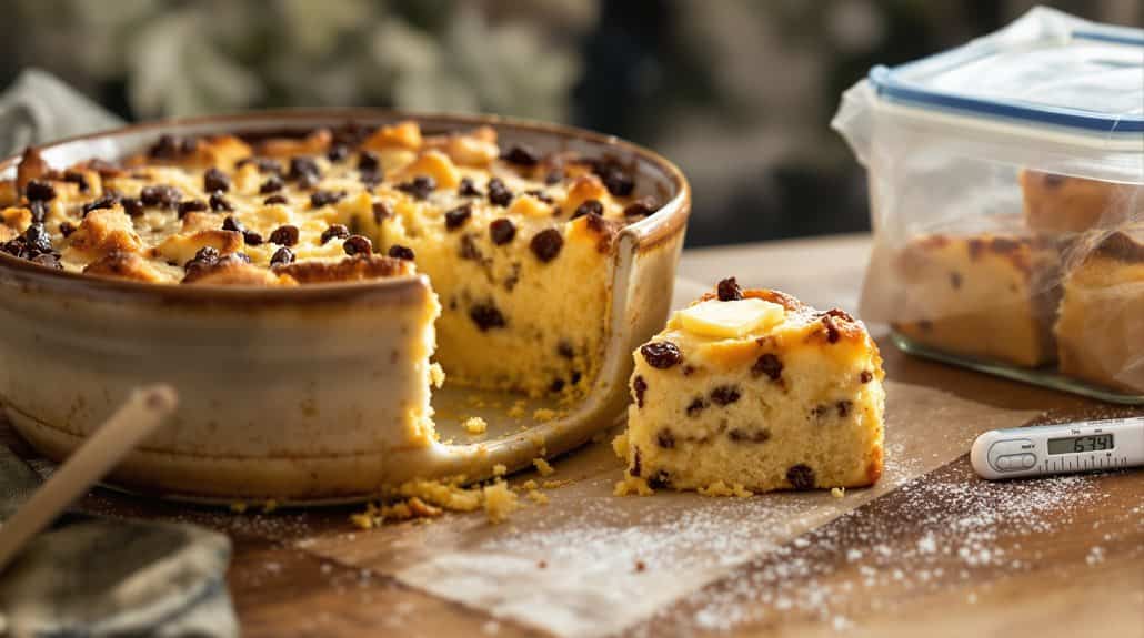 Freeze Bread Pudding Right: Baked vs. Unbaked Methods